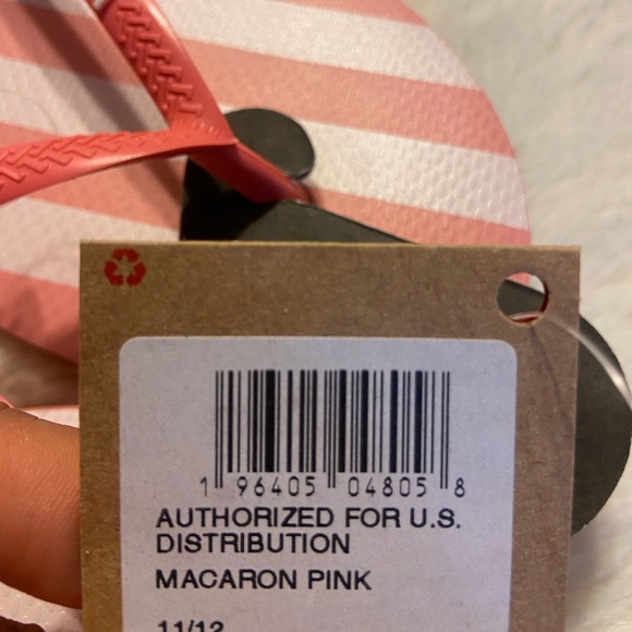 Havaianas | Shoes | Nwt Havaianas X Victorias Secret Macaron Pink Flip ...